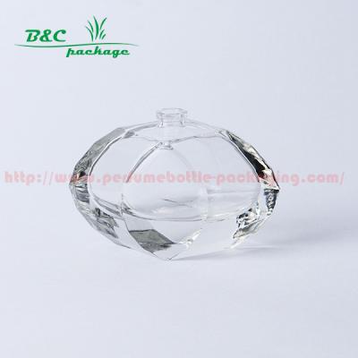China 80ML Silkscreen Printing Color Coating Perfume Glass Bottles of Neck Size FEA 15 mm for sale