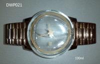China Crystal White 100ml perfume glass bottle with Watch Designed for sale