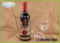 China OEM Stainless Steel Wine Bottle Thermometer Cuff Style For Bar And Home 8 ~ 24℃ for sale