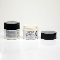 China PETG 50g Beautiful Cosmetic Packaging Lotion Jars with Screw cap , Pearl White for sale