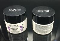 China PETG 50g Beautiful Cosmetic Packaging Lotion Jars with Screw cap , Pearl White for sale