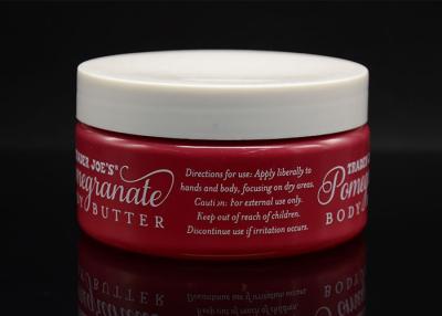China Red Eco Cosmetic Cream Containers PET Beauty Product Packaging for sale
