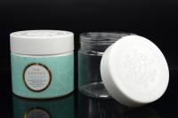 China White 450ml Plastic Cream Jars Empty Cosmetic Bottles for Beauty Product for sale
