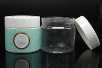 China White 450ml Plastic Cream Jars Empty Cosmetic Bottles for Beauty Product for sale