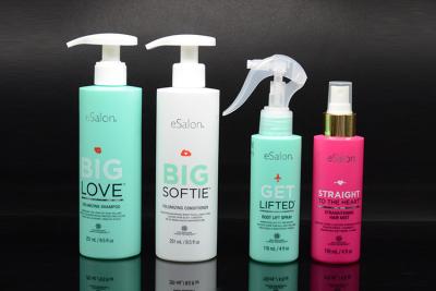 China 240ml 8 oz Eco Friendly Empty Cosmetic Bottles Plastic Lotion Containers with Pump for sale