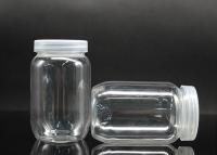 China Food grade Small Plastic Clear Cosmetic Jars With Screw On Lids , 240ml for sale