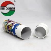 China Cosmetic Bottle Packaging Perfect Curling White Cardboard Paper Tubes SGS-FDA for sale