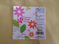 China Glossy Laminated Cosmetic Bottle Labels With Synthetic Paper For Flower Dew Scent for sale