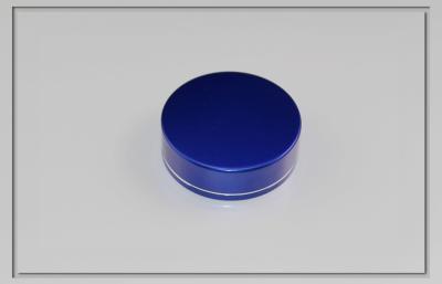China purple Cosmetic Bottle Caps with anodizing , 40mm Aluminum Screw Caps for sale