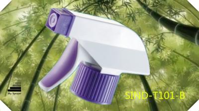 China rubber hands plstic trigger sprayer with purple color SIND-T101-B for sale