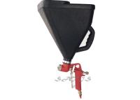 China Black Gravity Feed Air Hopper Gun 3 Nozzles sheetrock texture sprayer for sale