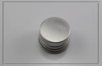 China PE foam liner Aluminum Screw Caps for PET preforms / glass tubes , glass bottle caps for sale