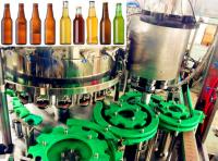 China Glass Bottle Soda Water / Soft drink Filling Machine With PLC Control for sale