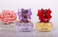 China Flower Glass Bottle Customized Perfume Scent 45ML , Eau De Toilette for sale