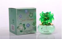 China Flower Glass Bottle Customized Perfume Scent 45ML , Eau De Toilette for sale