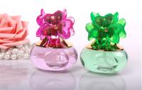 China Flower Glass Bottle Customized Perfume Scent 45ML , Eau De Toilette for sale
