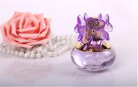 China Flower Glass Bottle Customized Perfume Scent 45ML , Eau De Toilette for sale