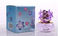 China Flower Glass Bottle Customized Perfume Scent 45ML , Eau De Toilette for sale