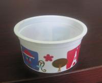 China Disposable Yogurt cups，disposable plastic ice cream cups 160ml for sale