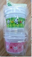 China Disposable Yogurt cups，disposable plastic ice cream cups 160ml for sale