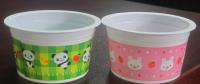 China Disposable Yogurt cups，disposable plastic ice cream cups 160ml for sale