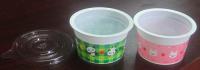 China Disposable Yogurt cups，disposable plastic ice cream cups 160ml for sale