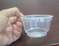 China Disposable Yogurt cups，disposable plastic salad cups 130ml for sale