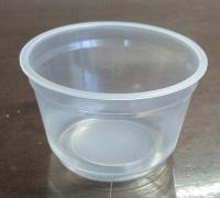 China 10oz disposable Salad cups，disposable plastic ice cream cups 300ml for sale
