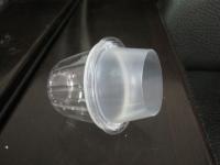 China Cone Ice cream paper cups with plastic lid 200ml for sale