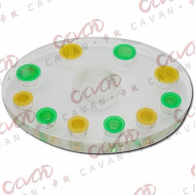 China CE Approved Stainless Steel / Plastic Tattoo Ink Cup Holder With Different Shapes for sale