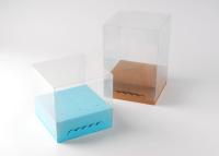China 0.2mm - 0.35mm Clear Plastic Boxes , Transparent Plastic Chocolate Boxes With Bottom for sale