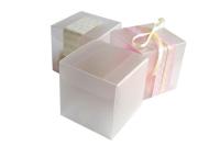 China Small Clear Plastic Boxes For Wedding Favors Frosted PVC Gift Boxes for sale