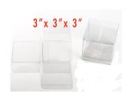 China CMYK / Pantone Clear Plastic Boxes Recyclable PP Transparent Cube Boxes for sale