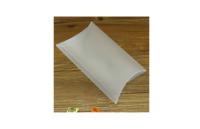 China Mini Foldable Clear Plastic Boxes For Scarf Packaging / Clear Plastic Pillow Boxes for sale