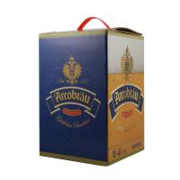 China Wine Bottle Corrugated Cardboard Box Eco Friendly With PVC Handle for sale