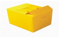 China Collapsible Corrugated Plastic Sheets , Waterproof Corrugated Plastic Boxes for sale