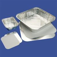 China Aluminum Foil Container Lid for takeaway food packaging for sale