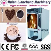 China coffee tea soup vending machine Bimetallicraw material 3/1 microcomputer Automatic Drip coin operated instant for sale