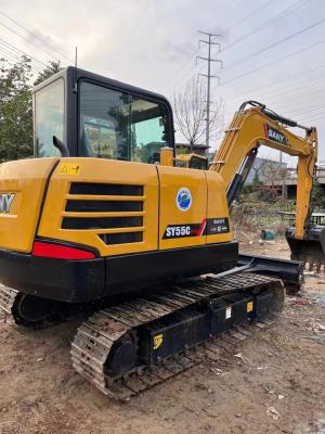 China Secondhand Sany 5.5t Track Digger Used Sany Sy55c 95% Brand New Excavator with Low Hour for sale