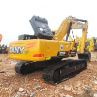 China Used Contruction Machinery Sany Sy215 Secondhand Track Digger Original Crawler Excavator for sale