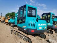 China Secondhand Mini Track Digger Chinese Brand Sunward Swe70e Used Crawler 7t Excavator New Cheap for sale
