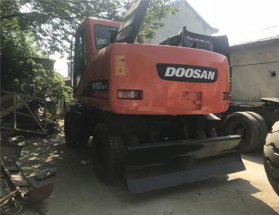 China Used Original South Korea Mobile Excavator Doosan Dh150W-7 Secondhand 15t Wheel Excavator for sale