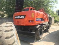 China Used Original South Korea Mobile Excavator Doosan Dh150W-7 Secondhand 15t Wheel Excavator for sale