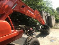 China Used Original South Korea Mobile Excavator Doosan Dh150W-7 Secondhand 15t Wheel Excavator for sale
