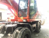 China Used Original South Korea Mobile Excavator Doosan Dh150W-7 Secondhand 15t Wheel Excavator for sale