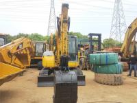 China Used Komatsu Excavator PC78us with Thumb and Rubber Track Secondhand Digger 7-8 Ton Mini Excavator Japanese Brand for sale