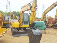 China Used Komatsu Excavator PC78us with Thumb and Rubber Track Secondhand Digger 7-8 Ton Mini Excavator Japanese Brand for sale