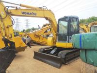 China Used Komatsu Excavator PC78us with Thumb and Rubber Track Secondhand Digger 7-8 Ton Mini Excavator Japanese Brand for sale