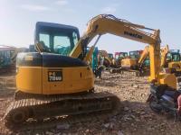 China Used Komatsu Excavator PC78us with Thumb and Rubber Track Secondhand Digger 7-8 Ton Mini Excavator Japanese Brand for sale