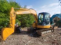 China Used Komatsu Excavator PC78us with Thumb and Rubber Track Secondhand Digger 7-8 Ton Mini Excavator Japanese Brand for sale
